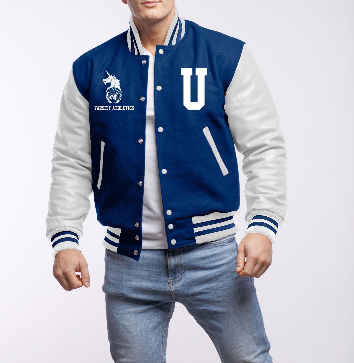 Varsity Base United Nations International School Ny Letterman Jacket